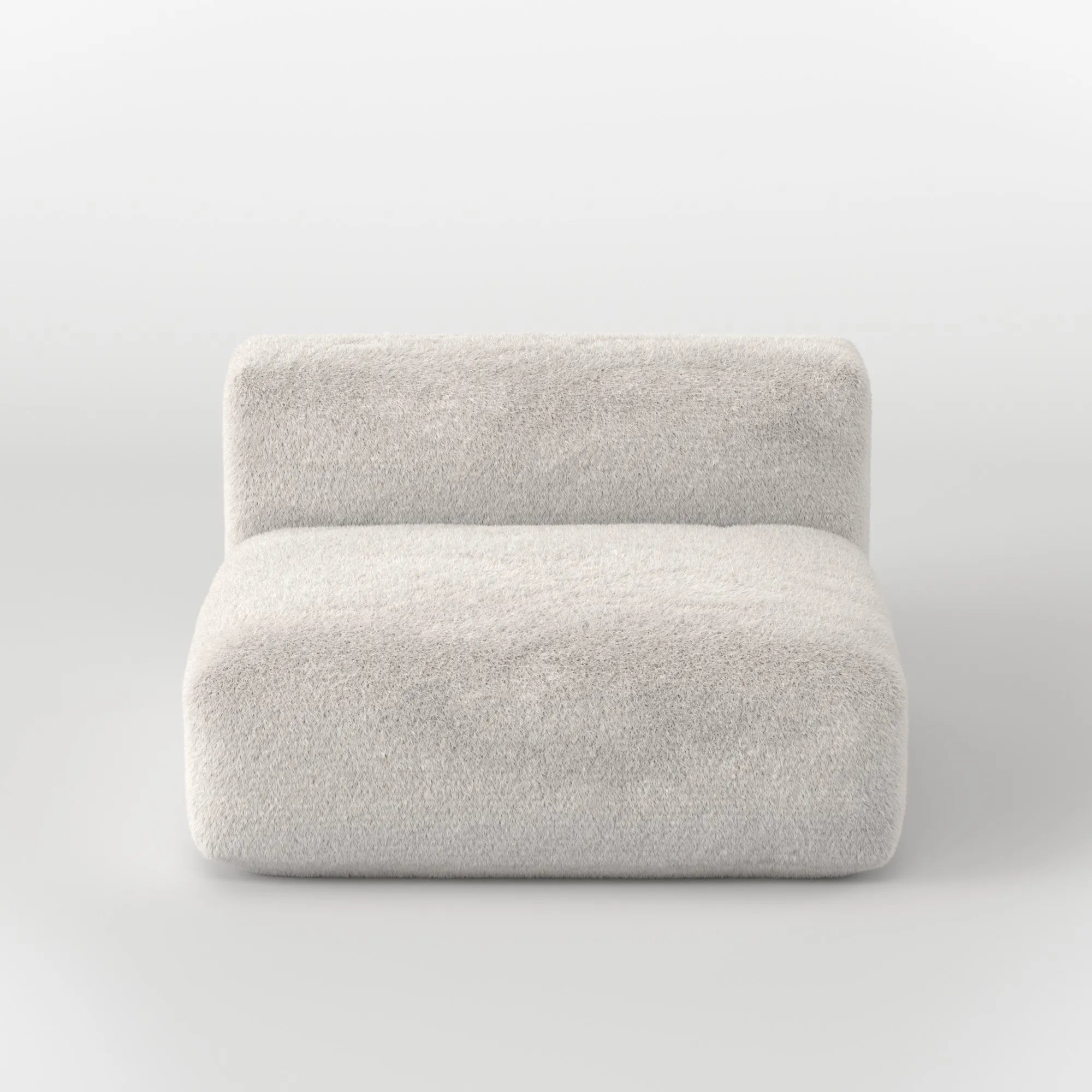 MODULAR SOFA MOMO LOUNGER - SOFT FUR IVORY CLOUD – KKUSO