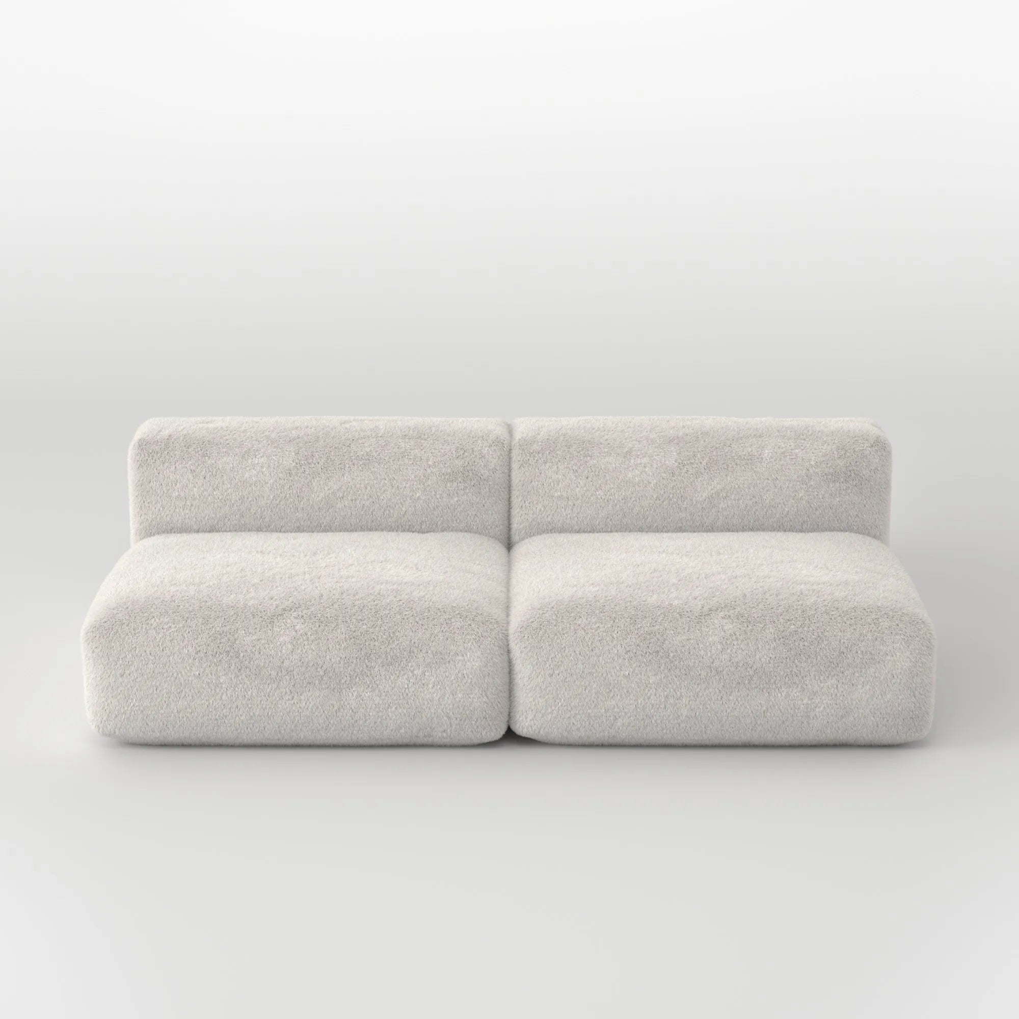 MODULAR SOFA MOMO SET 3 - SOFT FUR IVORY CLOUD – KKUSO