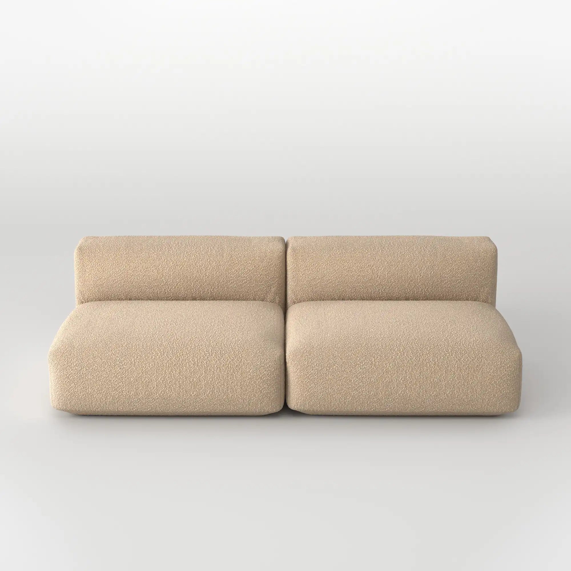 MODULAR SOFA MOMO SET 3 - TEDDY FLEECE BEIGE – KKUSO