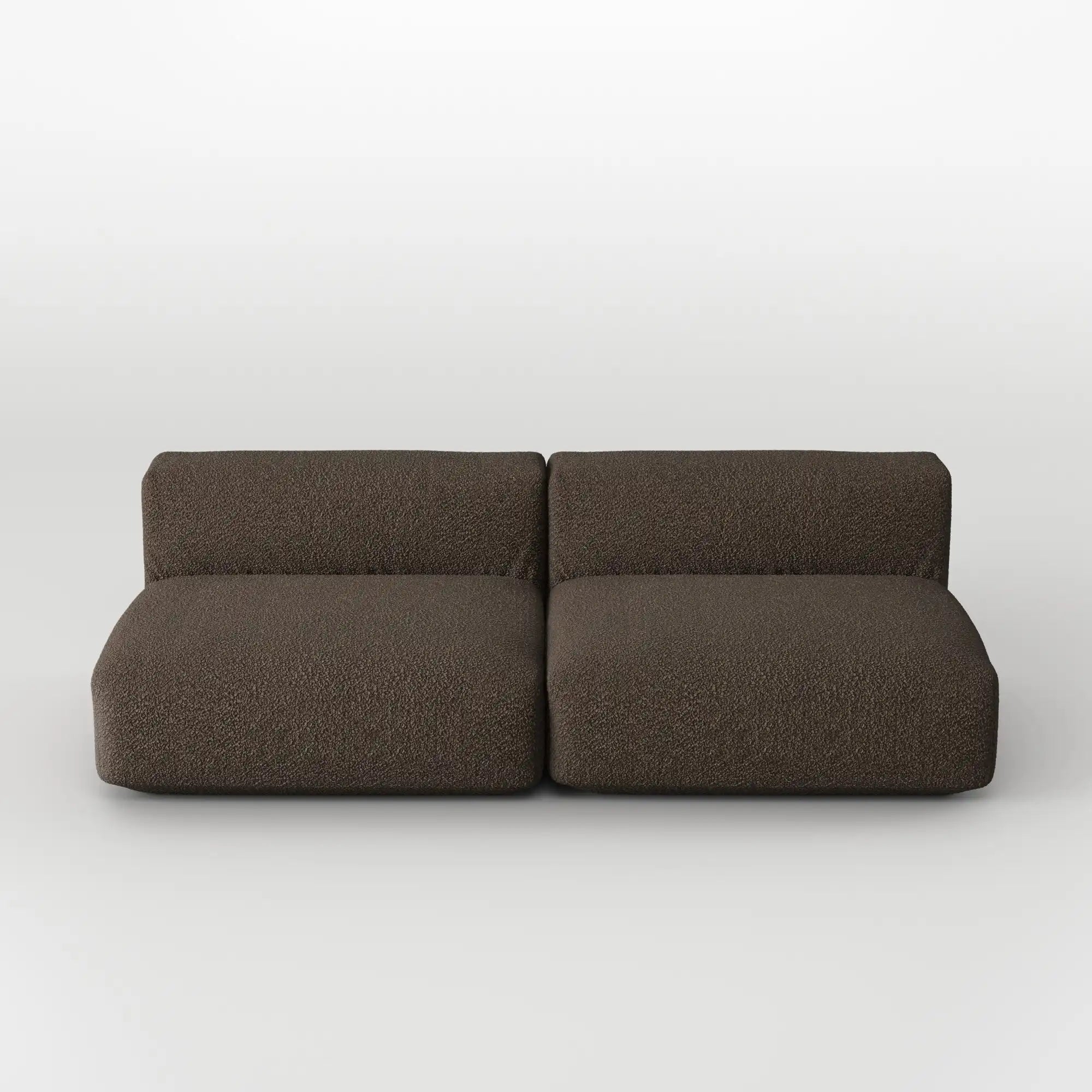 MODULAR SOFA MOMO SET 3 - TEDDY FLEECE CHOCOLATE – KKUSO