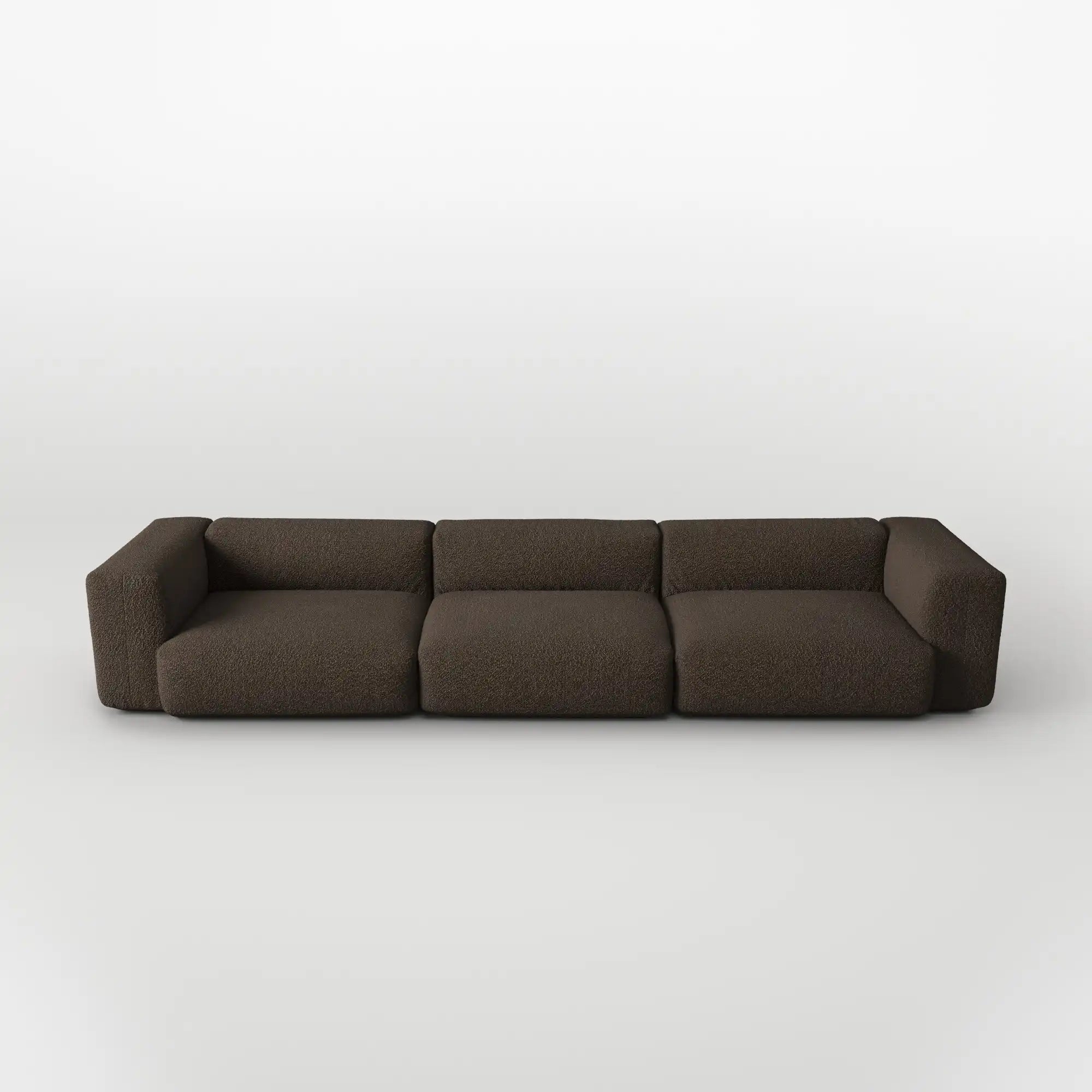 MODULAR SOFA MOMO SET 5 - TEDDY FLEECE CHOCOLATE – KKUSO